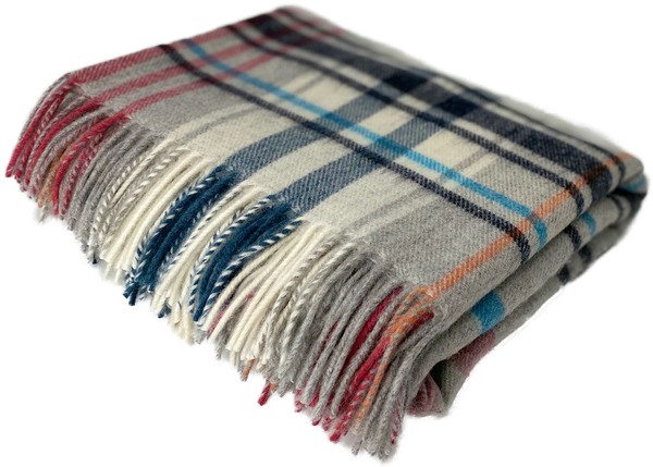 Pitnacree Rose - Merino Lambswool Throws - Made in Scotland