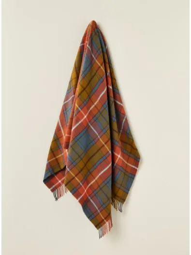 HIGHLAND TARTAN THROW BLANKETS