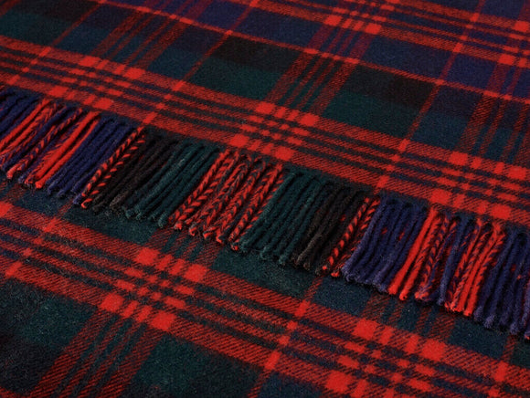 HIGHLAND TARTAN THROW BLANKETS