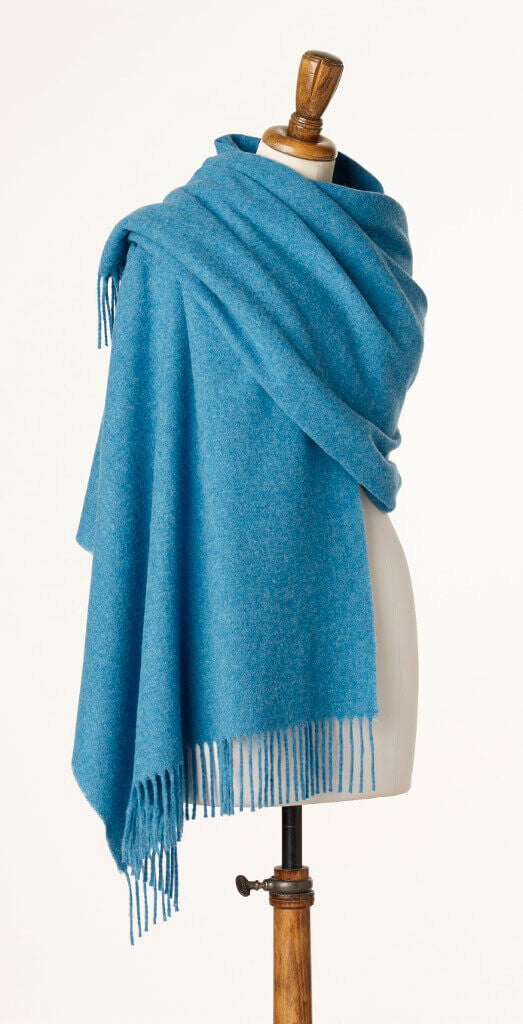Blanket Scarf - Shawl - Stole - Wrap - Plain Luxury Oceano