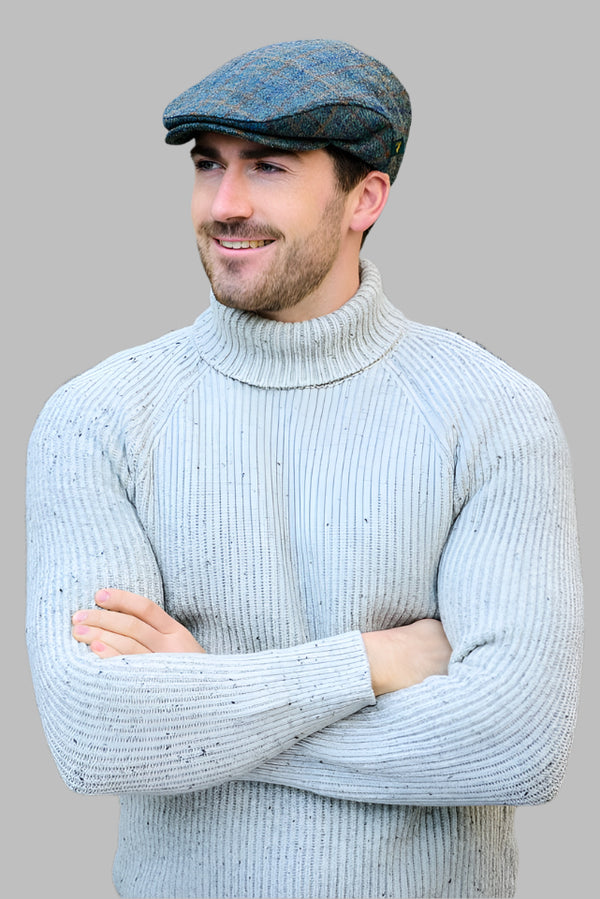 Trinity Tweed Flat Caps, Collection A, Made in Ireland, Unisex